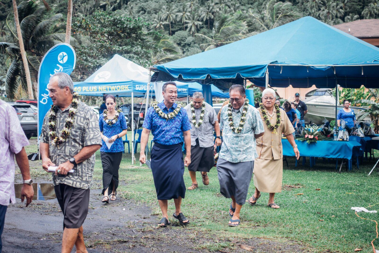 Bluesky opens a new Cell Site in Faga'alu. - Bluesky